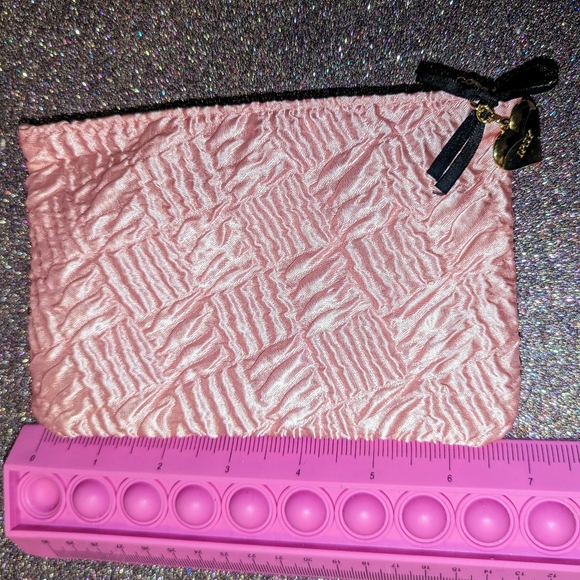 ipsy | Bags | 5 Pink Ruffle Quilted Satin Cosmetics Bag Ipsy February ...